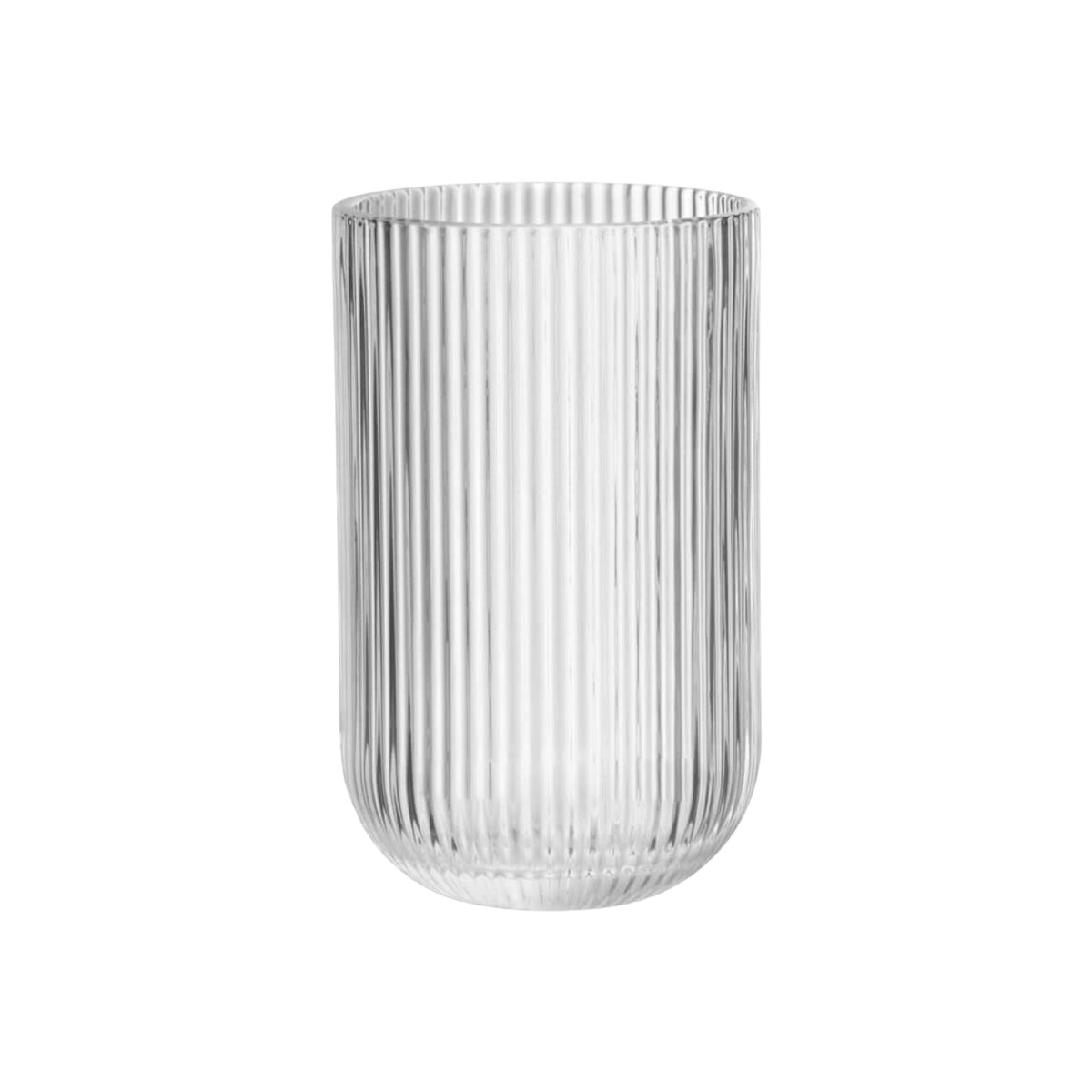 Clear Ribbed Glass Hi-Ball – The Home Quarter