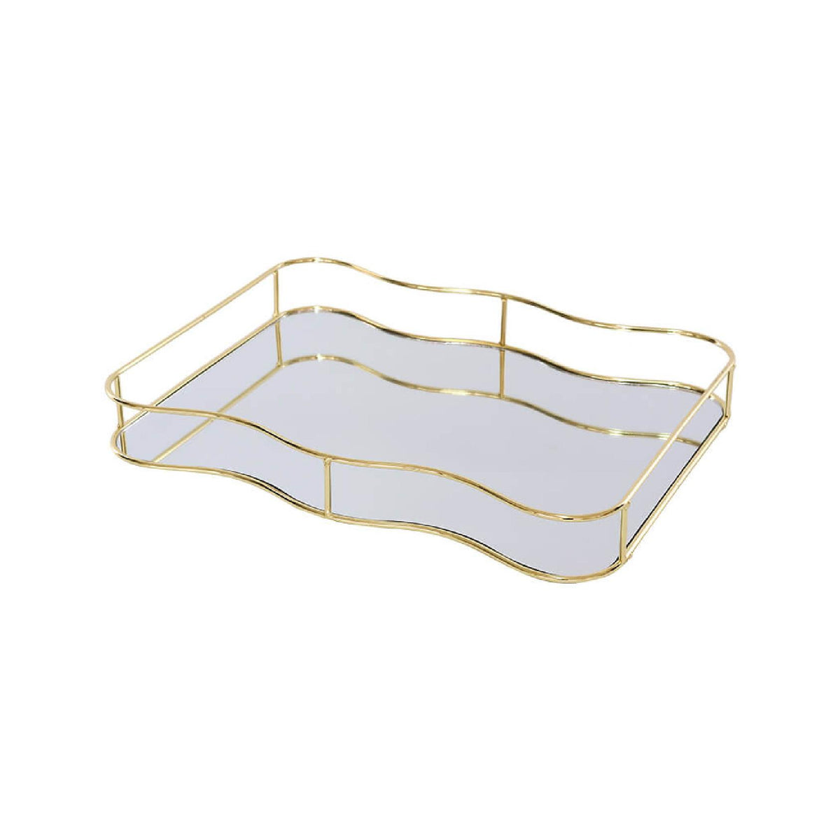 Rectangular Decorative Gold & Mirrored Tray – The Home Quarter